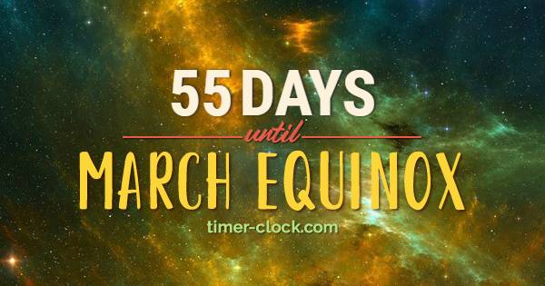 COUNTDOWN TO MARCH EQUINOX 2024